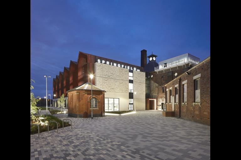 Springfield Campus by Associated Architects: a building that absorbs ...